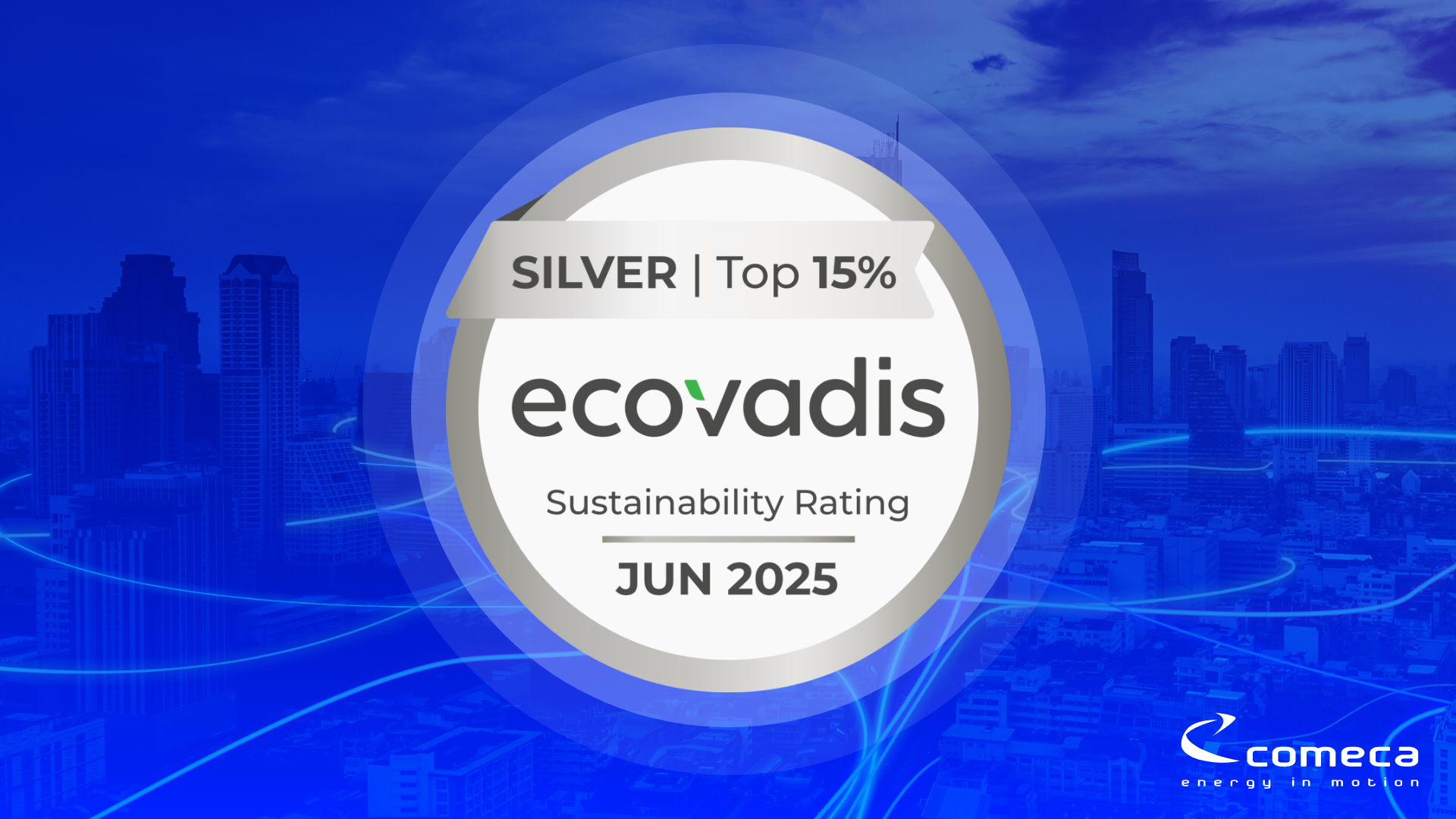 Comeca Awarded The Silver Ecovadis Medal 2025